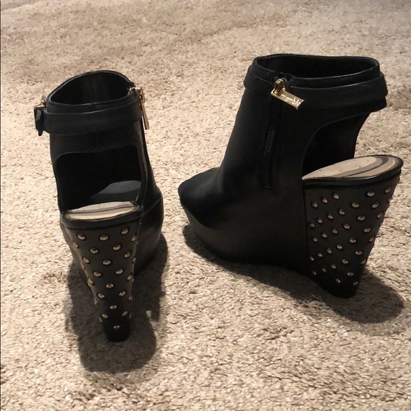 Jessica Simpson | Shoes | Jessica Simpson Studded Leather Booties ...